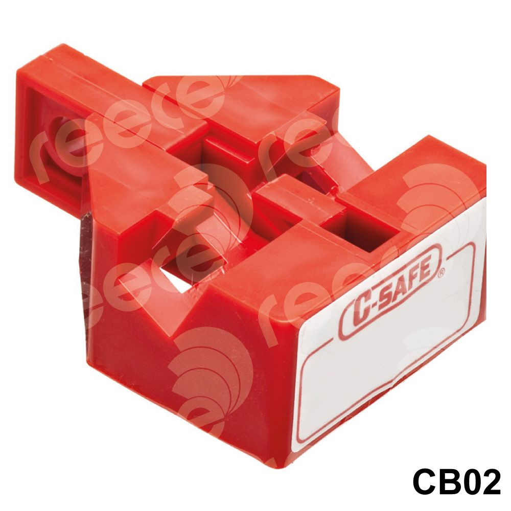 Reece CB02 Plastic Electrical Lockout for Double Pole Circuit Breaker ...