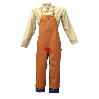 Stanco W48SL Welder's Wear 24 x 48 in Split Leg Apron with Pencil ...