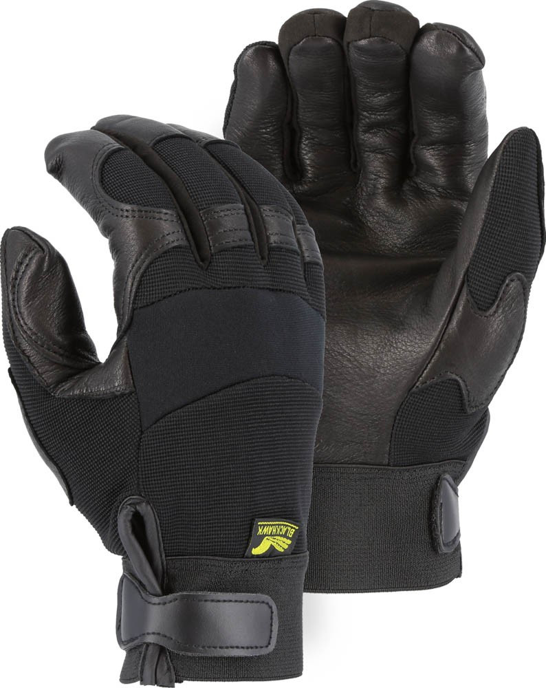 Majestic Glove Black Hawk 2151H Grain Deerskin Leather Winter Lined ...