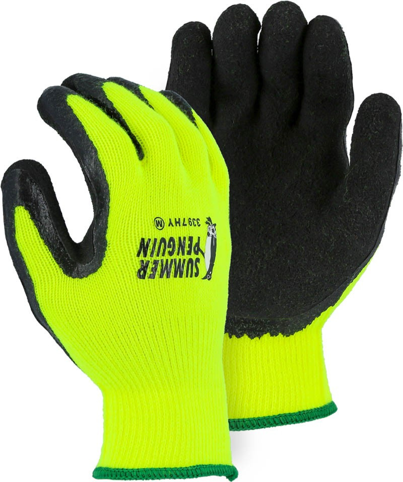 Majestic Glove Summer Penguin 3397HY Acrylic Palm Coated Gloves - 12 ...