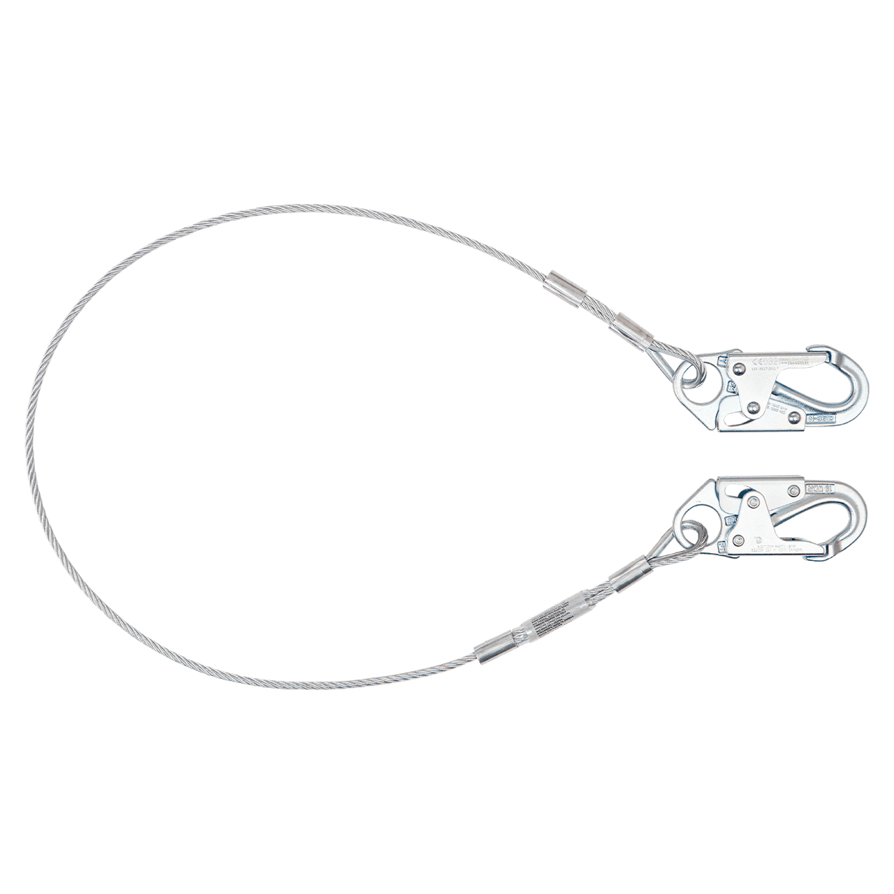 Falltech Galvanized Cable Restraint Lanyard, Fixed-length with Steel ...