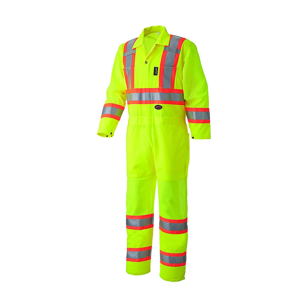 SureWerx Pioneer 2-Way Brass Zipper High Visibility Yellow/Green ...