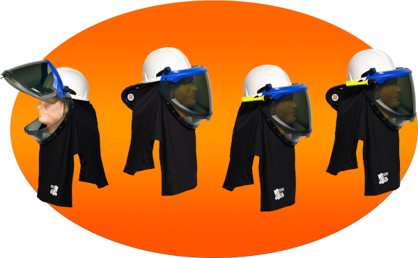 Arc Rated Safety SD0540C Safety Shroud with Hard Hat - Each - Western ...