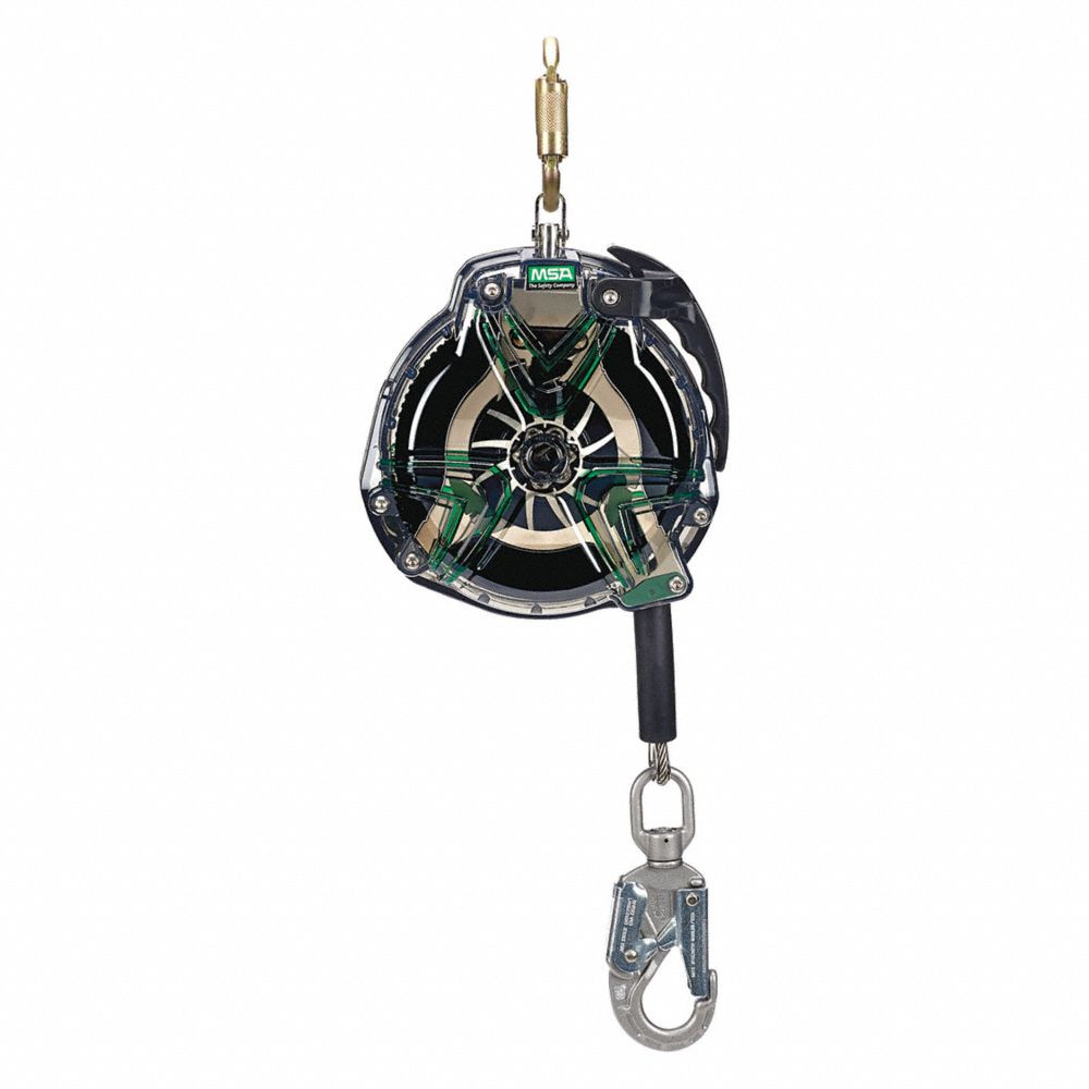 MSA 63215-00A V-Tec Standard Cable Self Retracting Lanyard - Each ...