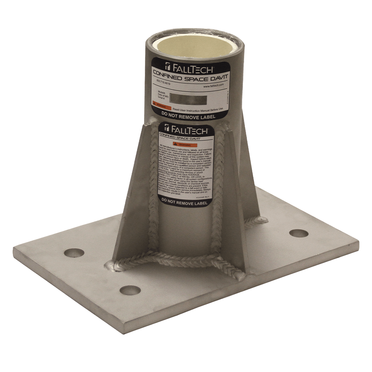 Falltech 65040CMS Bolt-On Davit Base - Western Safety