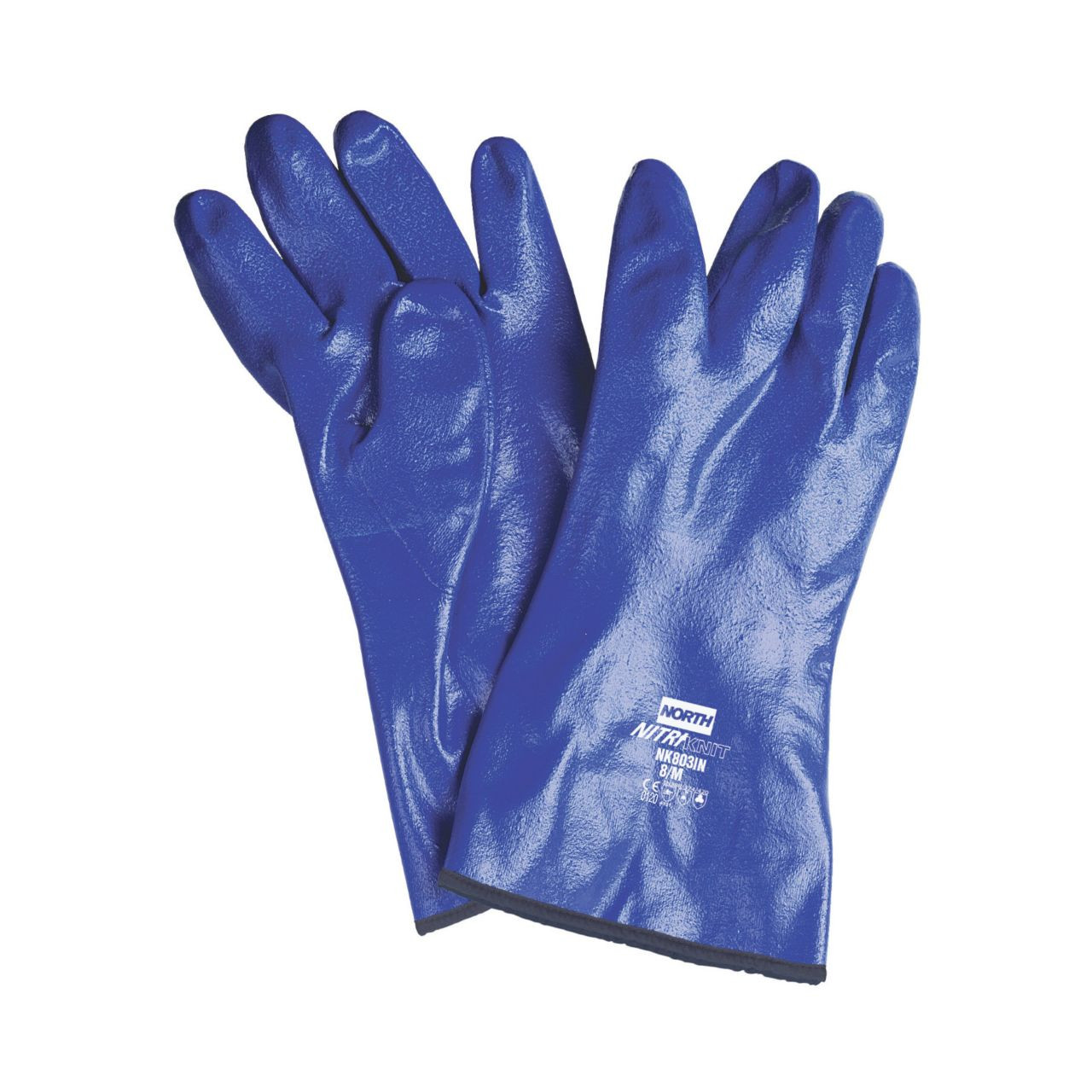 Honeywell North NK803IN Nitri-Knit Series Chemical Resistant Gloves - 6 ...