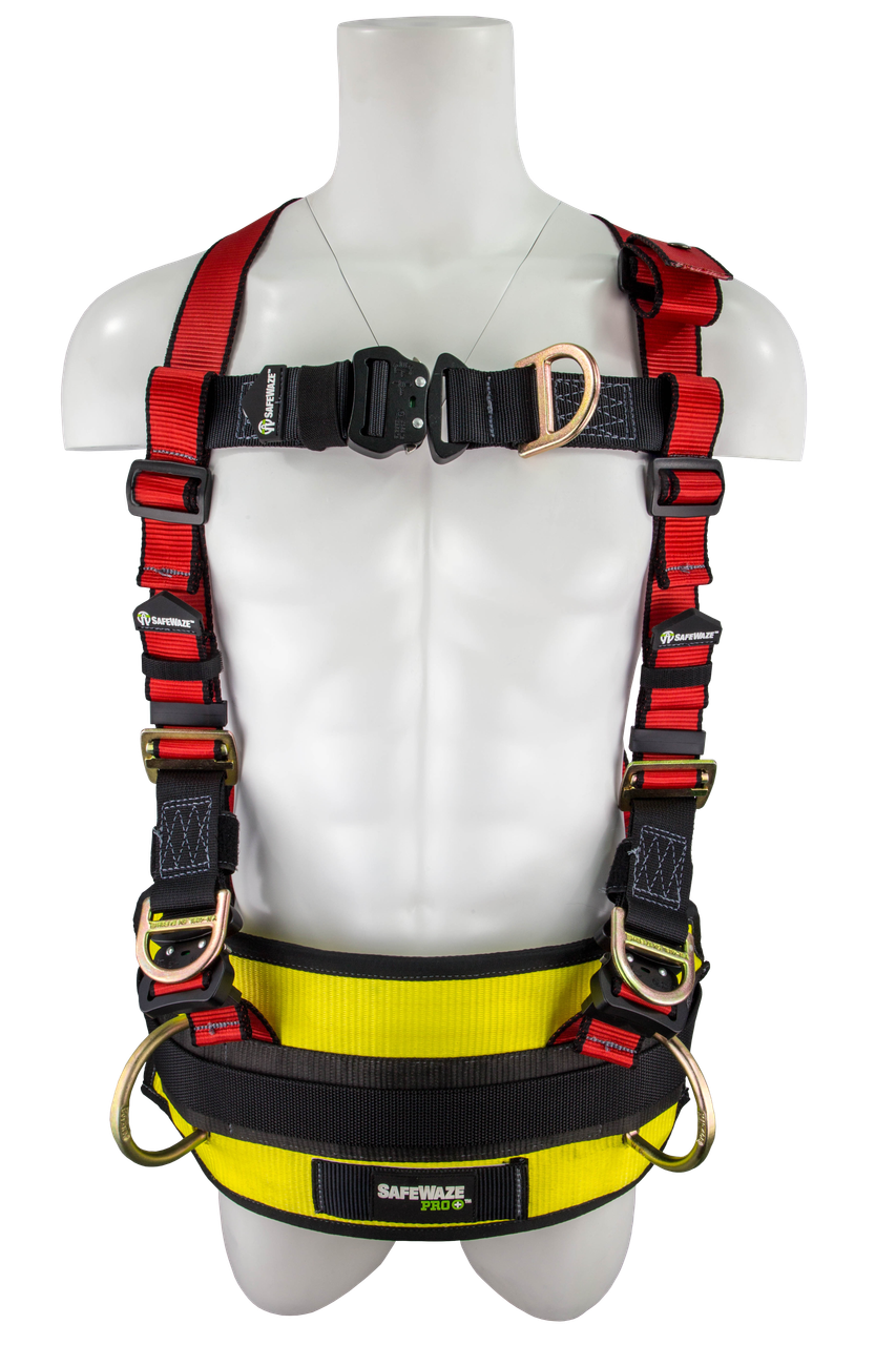 SAFEWAZE PRO+ FS77635-OD Oil Derrick Fall Protection Harness - Western ...