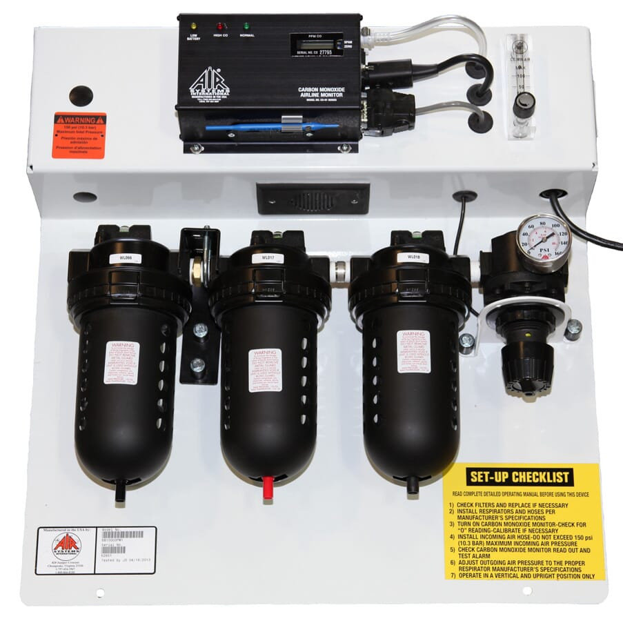 Air Systems BB100-COPM Panel Mounted Grade-D 100 cfm Breather Box Air ...