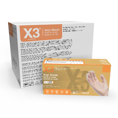 Ammex X3 GPX Non-Sterile Industrial Gloves - Sold By 10/Box - Western ...