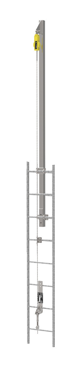 MSA Latchways 30914-00 Vertical Ladder Kit with Extension Post ...