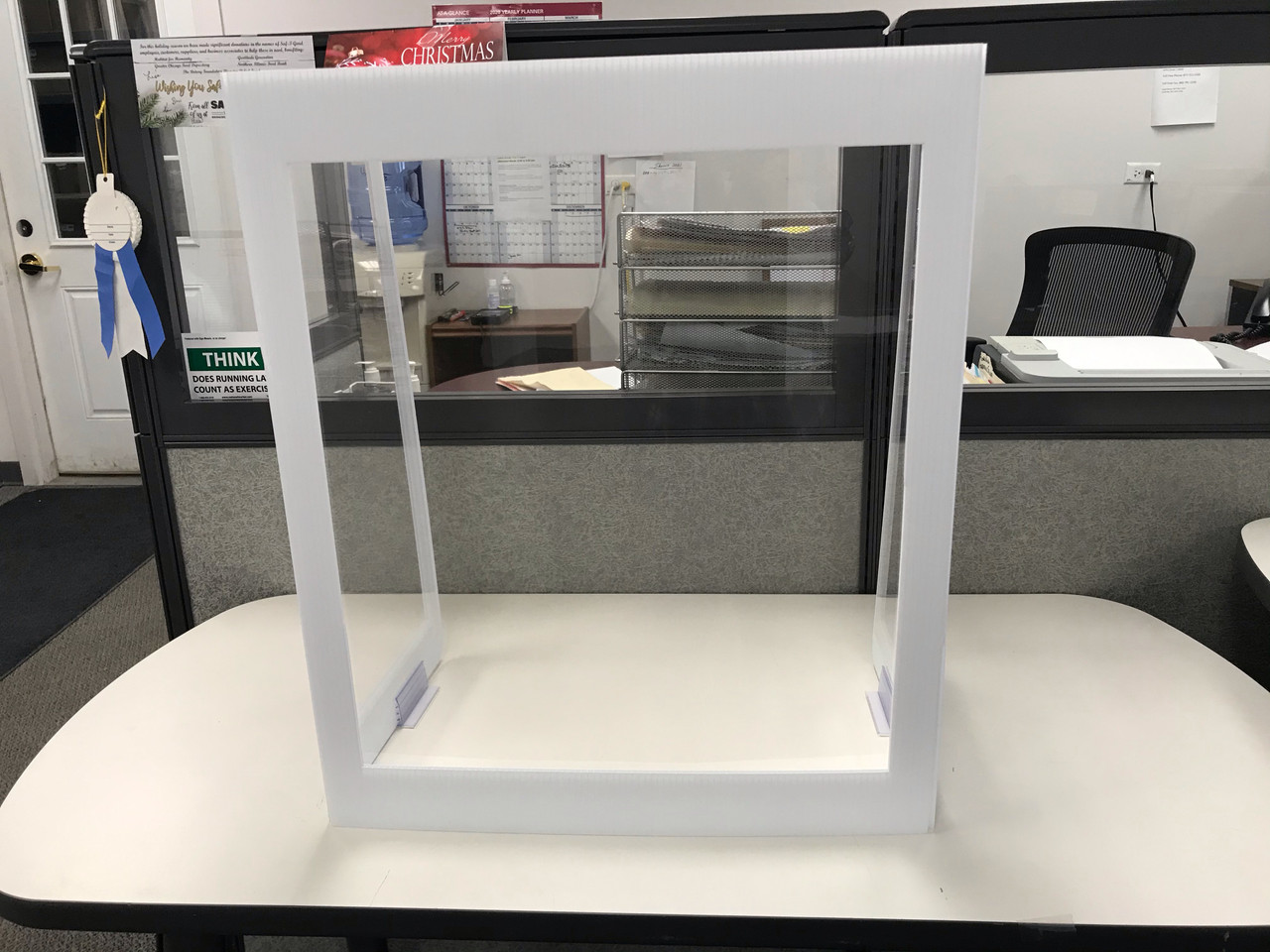 Rack'Em 3154 Social Distancing Portable Folding Desk Shield - Western ...