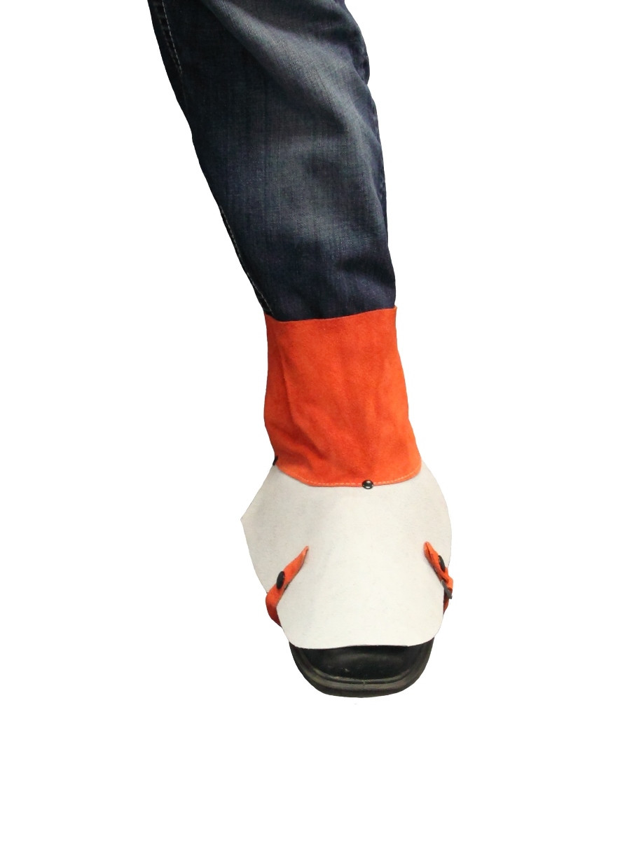 Stanco LS37 Russet Leather/Metal Stay Red Ankle Length Standard Shoe ...