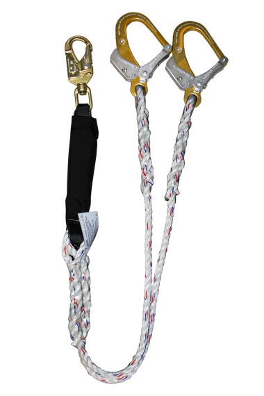 Guardian 01131 Double Leg Cable Lanyard - Western Safety