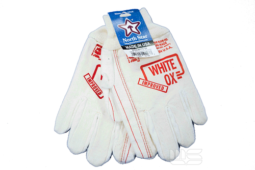 North Star 1014 The Original White Ox Glove - Pair