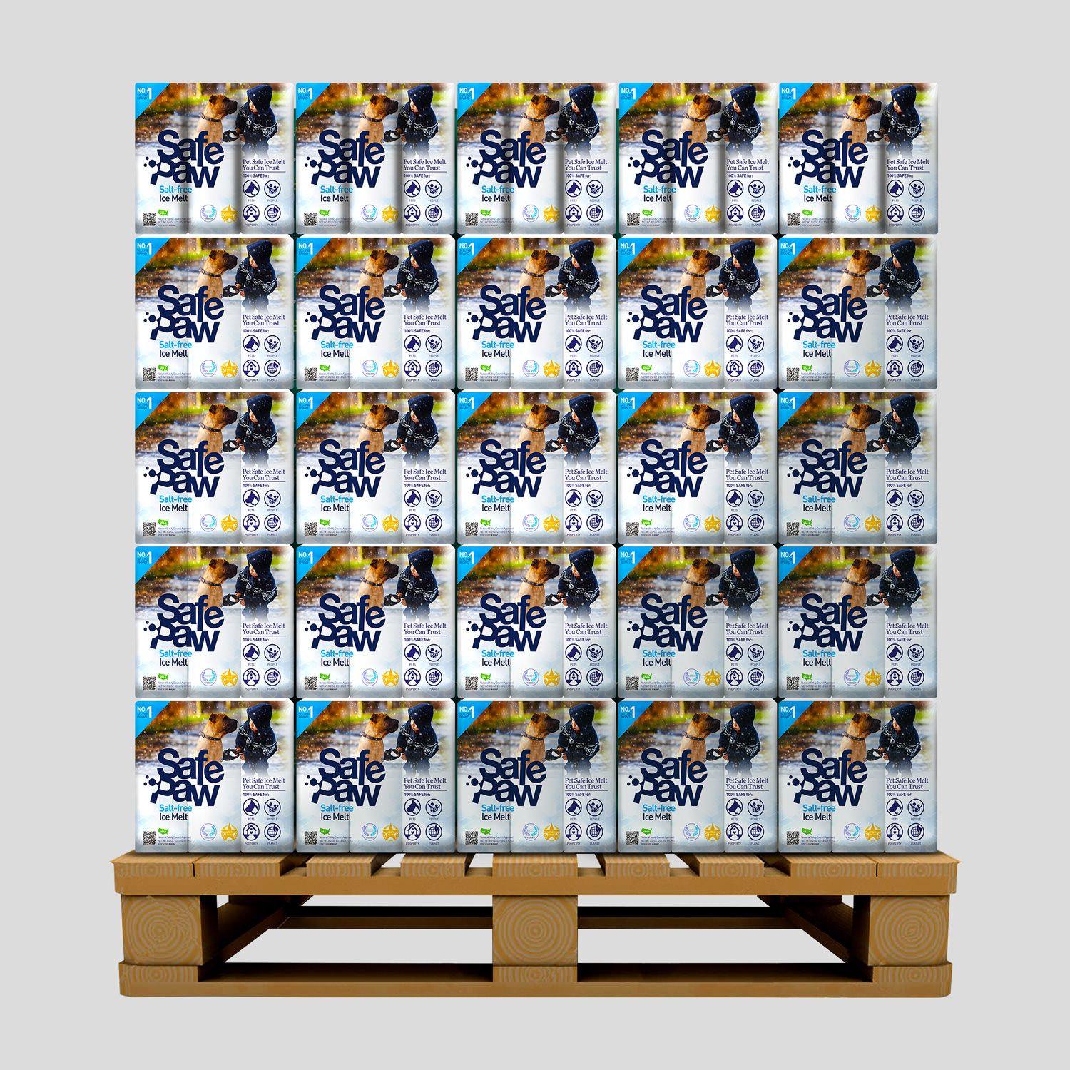 Gaia Safe Paw 40022 22 LB Flexipail of Solid Salt Free Non-Corrosive ...