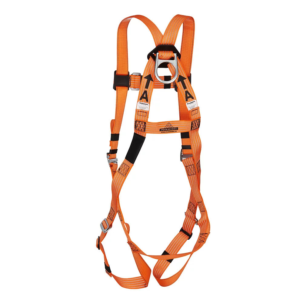 SureWerx PeakWorks V8008000 Full Body 5 Point Adjustment Safety Harness ...