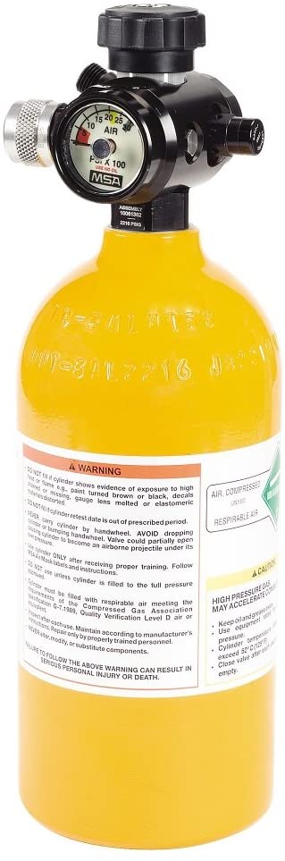 MSA 10089695-SP Less Air Cylinder & Valve Assembly - Each - Western Safety