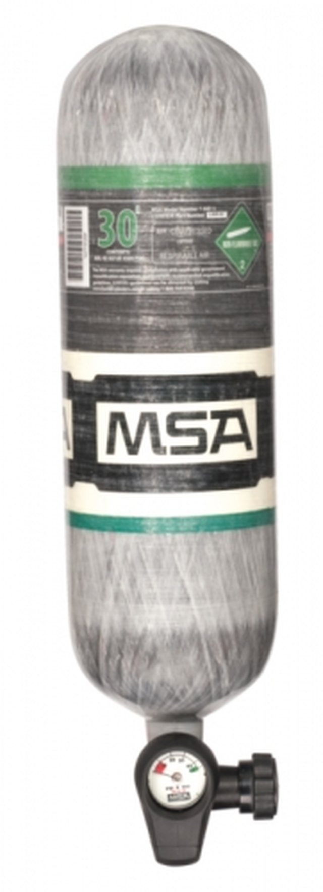 MSA G1 Industrial SCBA Cylinder 10183010, 4500 PSIG, 60-Minute ...