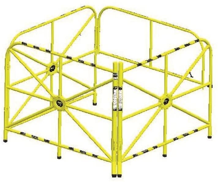 MSA IN-2324 XTIRPA Portable Manhole Guard - Each - Western Safety