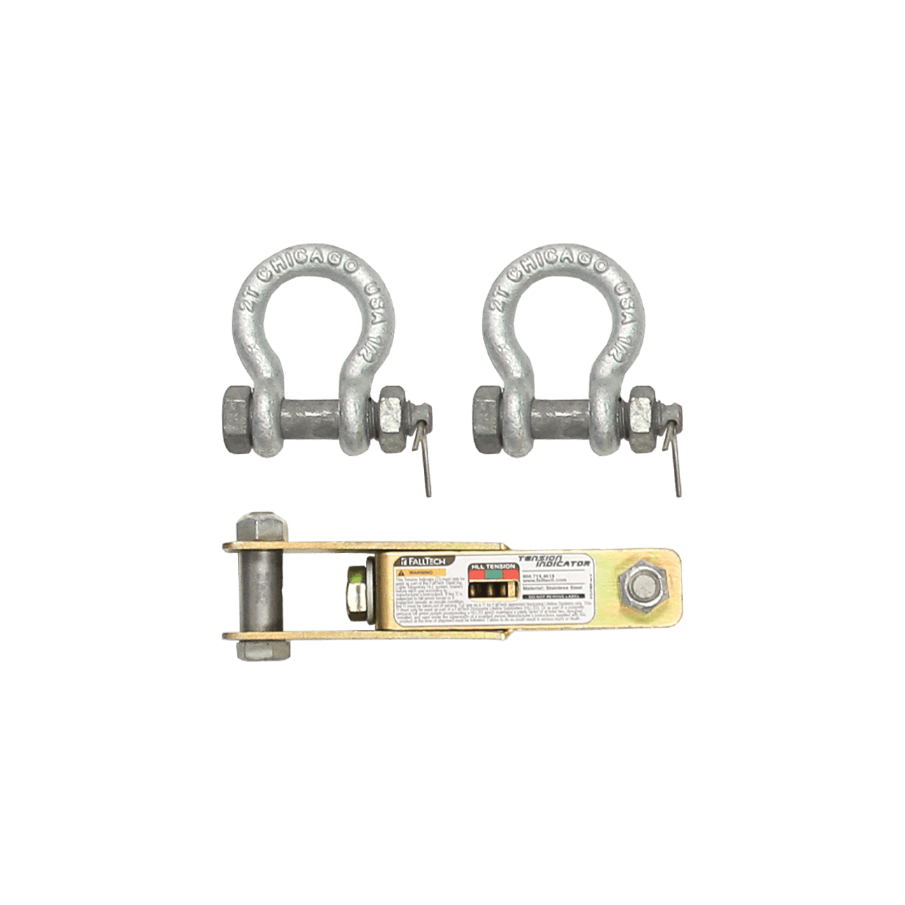 Falltech 62205T Shackle Cable Tension Indicator - Western Safety