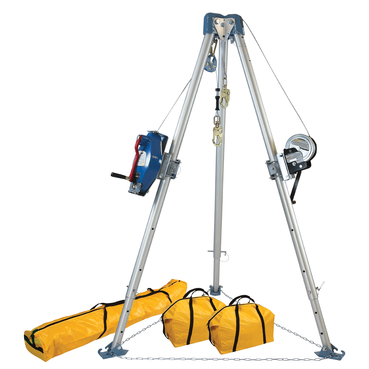 Falltech 7504 Tripod System with 60 ft Galvanized Steel SRL-R ...