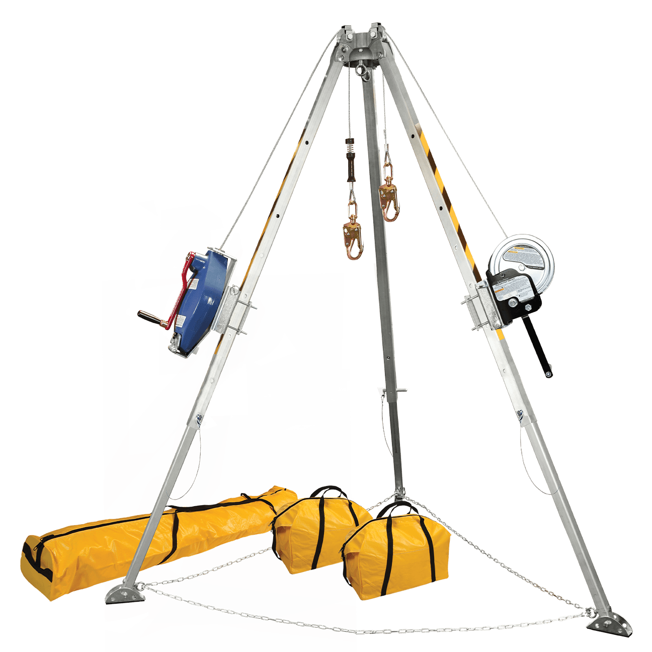 Falltech 7509 Tripod System with 60 ft Galvanized Steel SRL-R ...