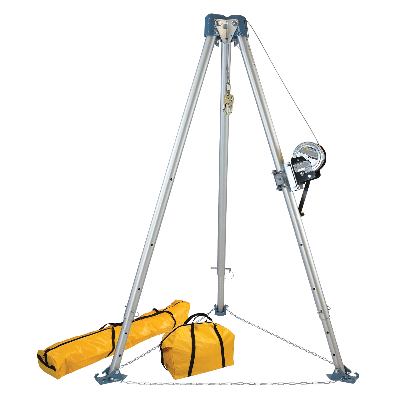 Falltech 7510 Tripod System with 120 ft Galvanized Steel Personnel ...