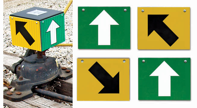 Aldon 4015-164 Non-Illuminated Switch Cube Indicator, Multiple ...