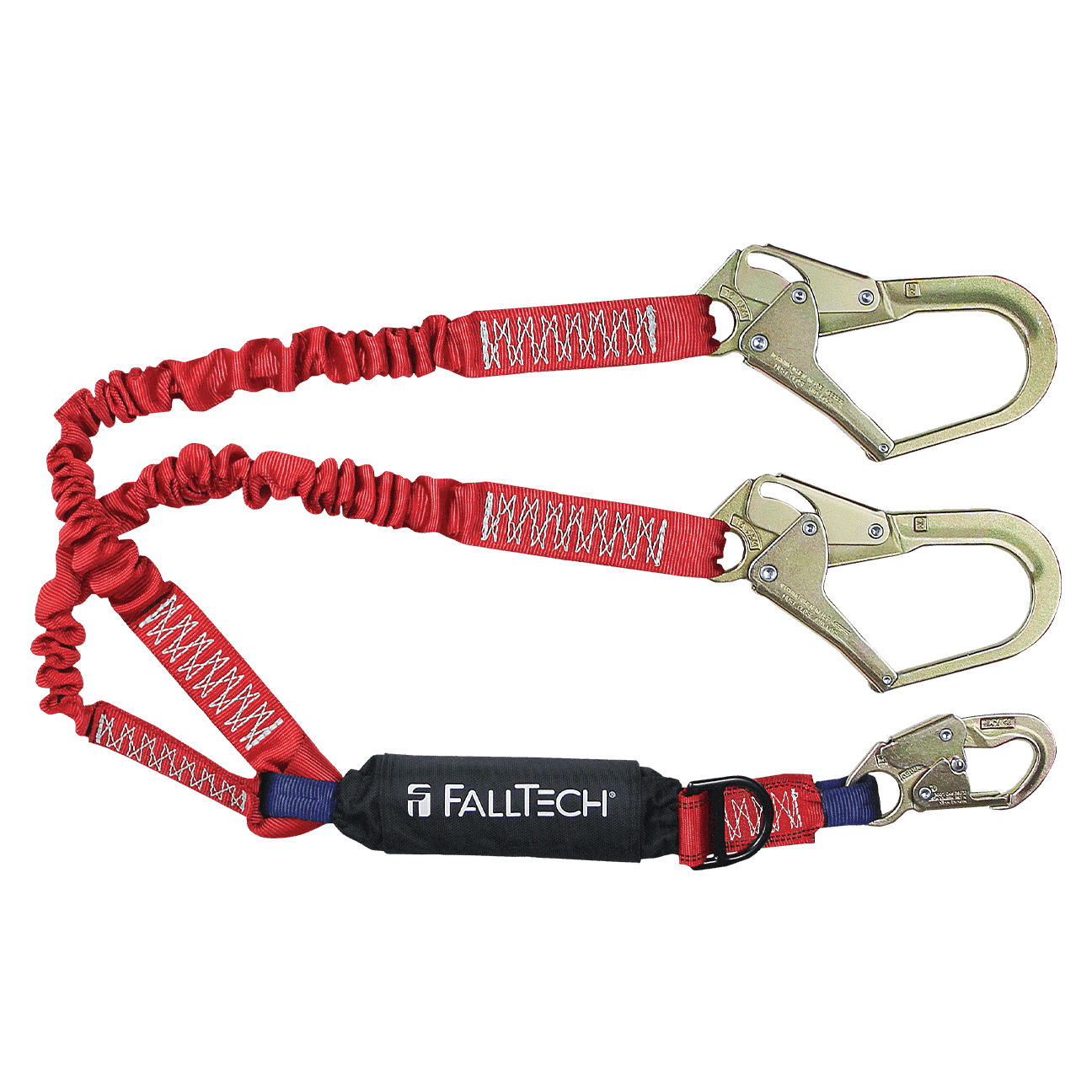 Falltech Ironman 8247ELY3D Dual Class Energy Absorbing Lanyard ...