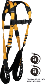 Falltech 7021B Journeyman Flex Aluminum 1D Standard Non-belted Full ...