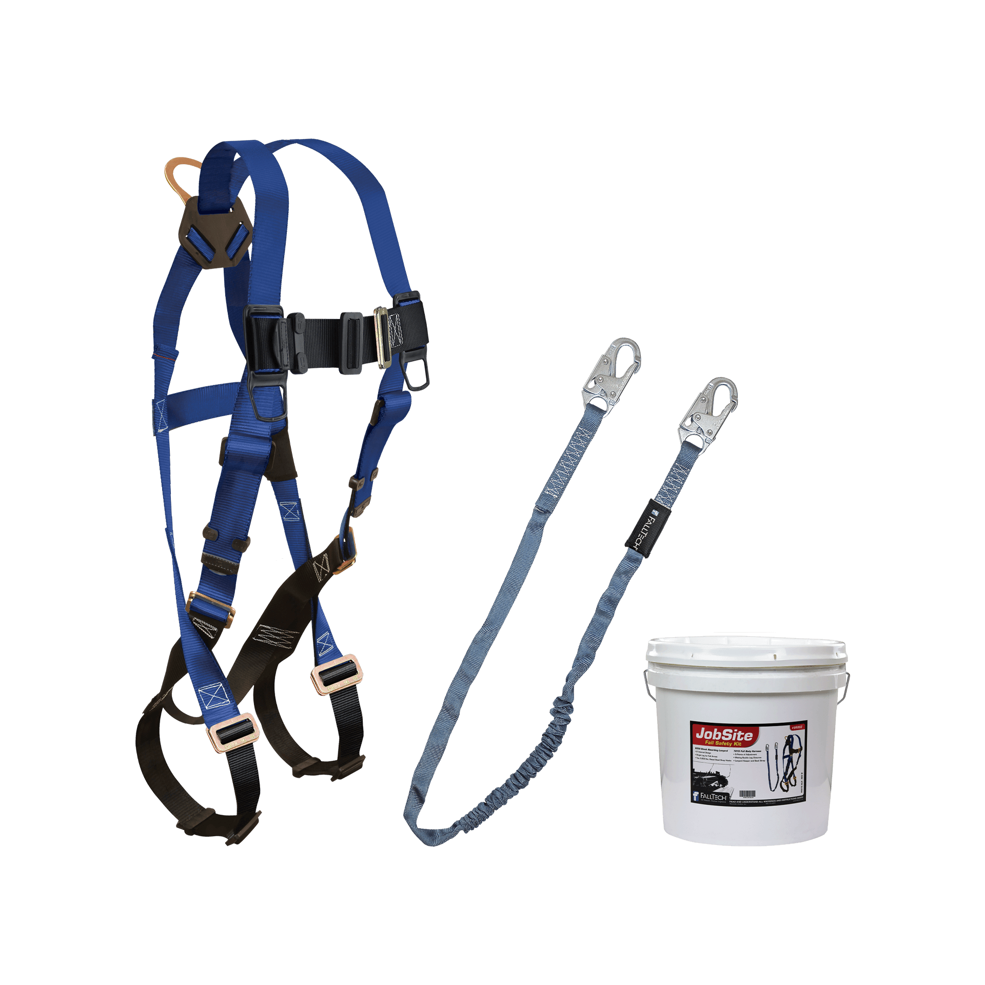 Falltech 9500Z Harness & Lanyard Mini Bucket Kit - Western Safety