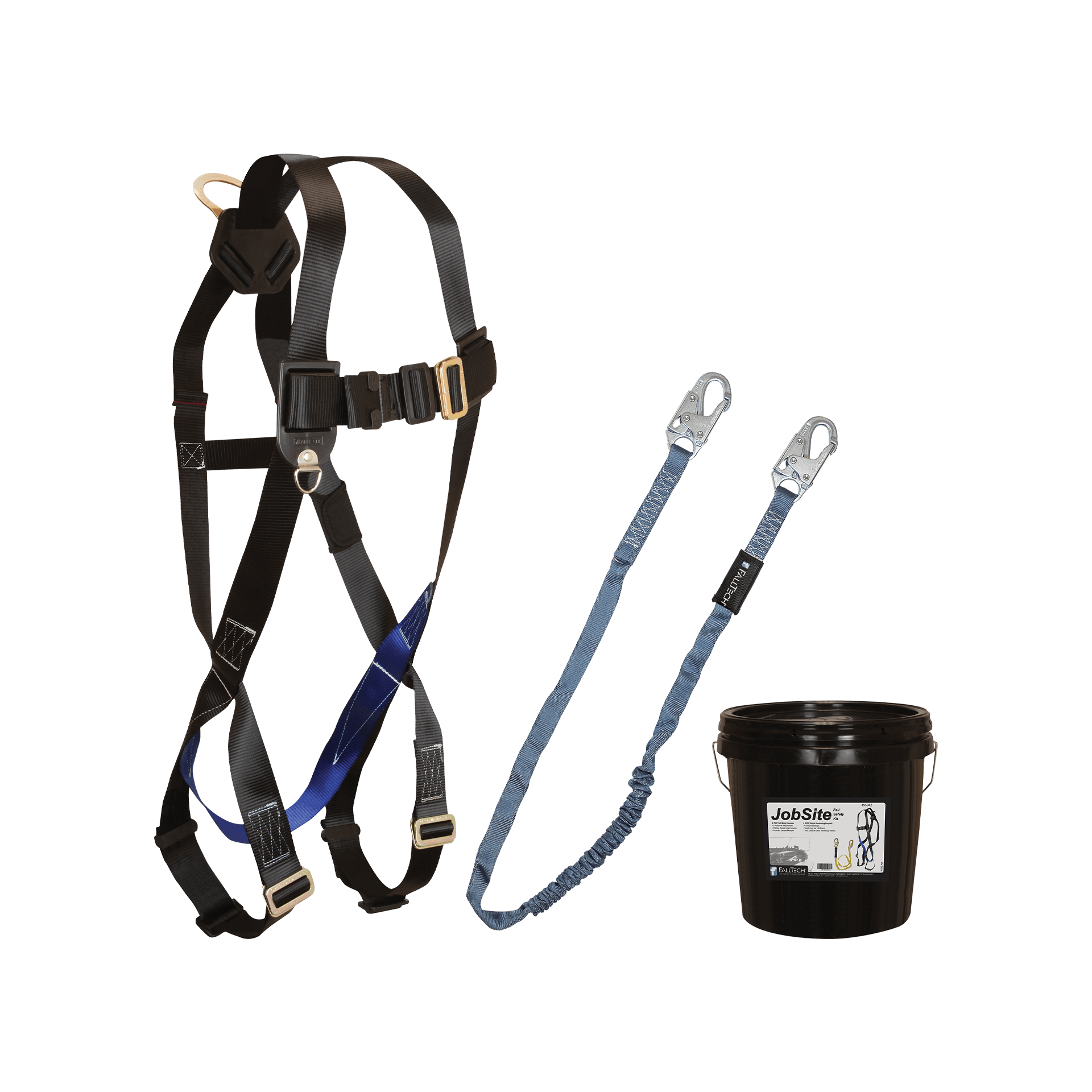 Falltech 9504Z Harness & Lanyard Mini Bucket Kit - Western Safety