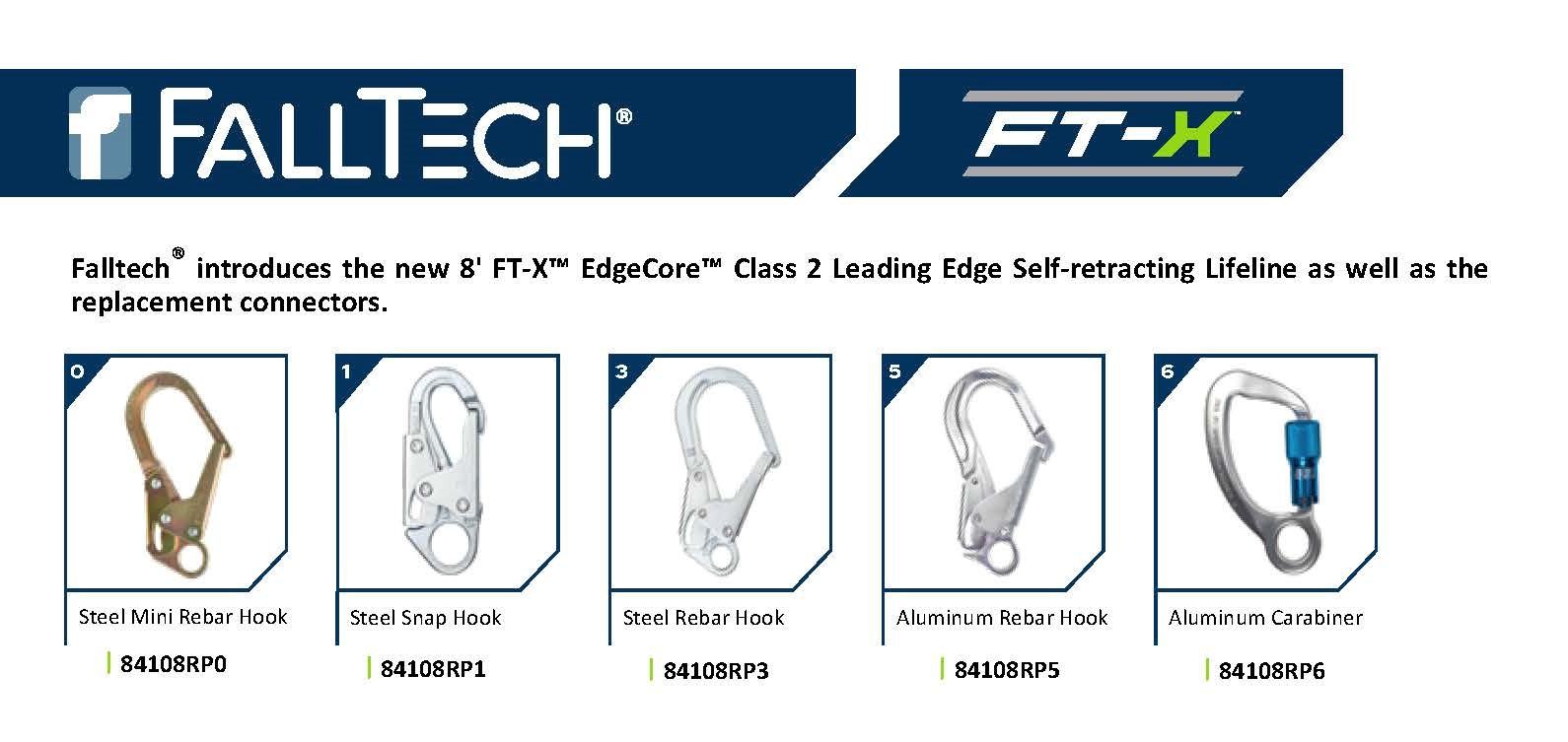 Falltech 84108RP0 FT-X EdgeCore Replacement Connectors - Western Safety