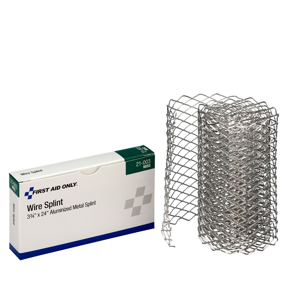 First Aid Only 21-003 Wire Splints - Each - Western Safety