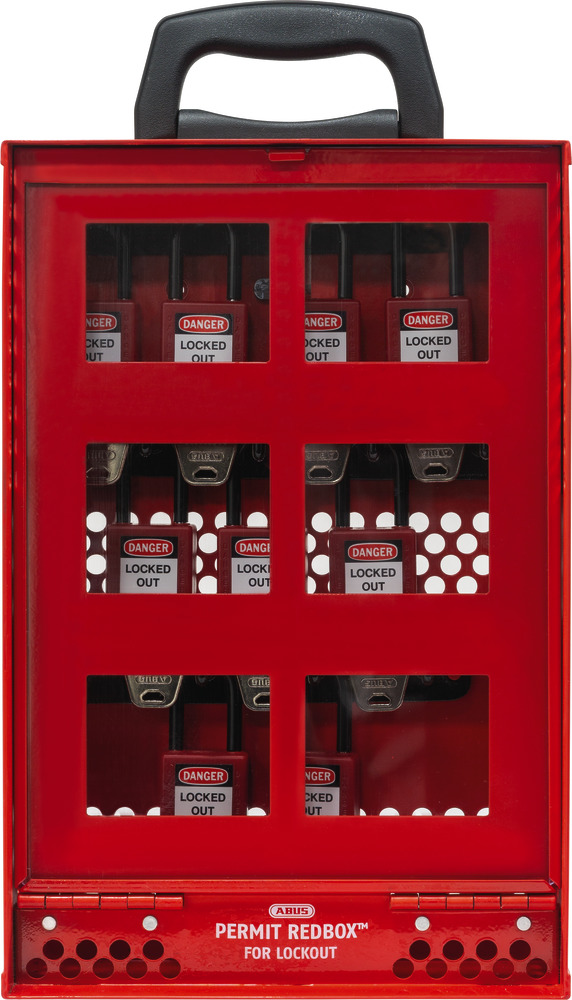 ABUS Permit Redbox 88882 Safety Lockout Box - Each - Western Safety