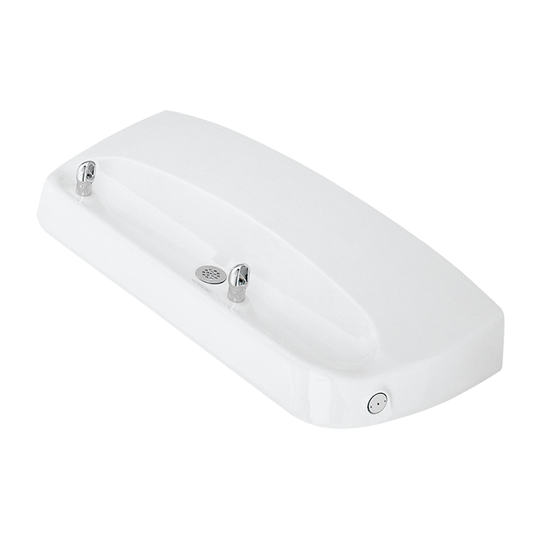 Haws 1441 Wall Mount Barrier Free Two Bubbler Drinking Fountain ...