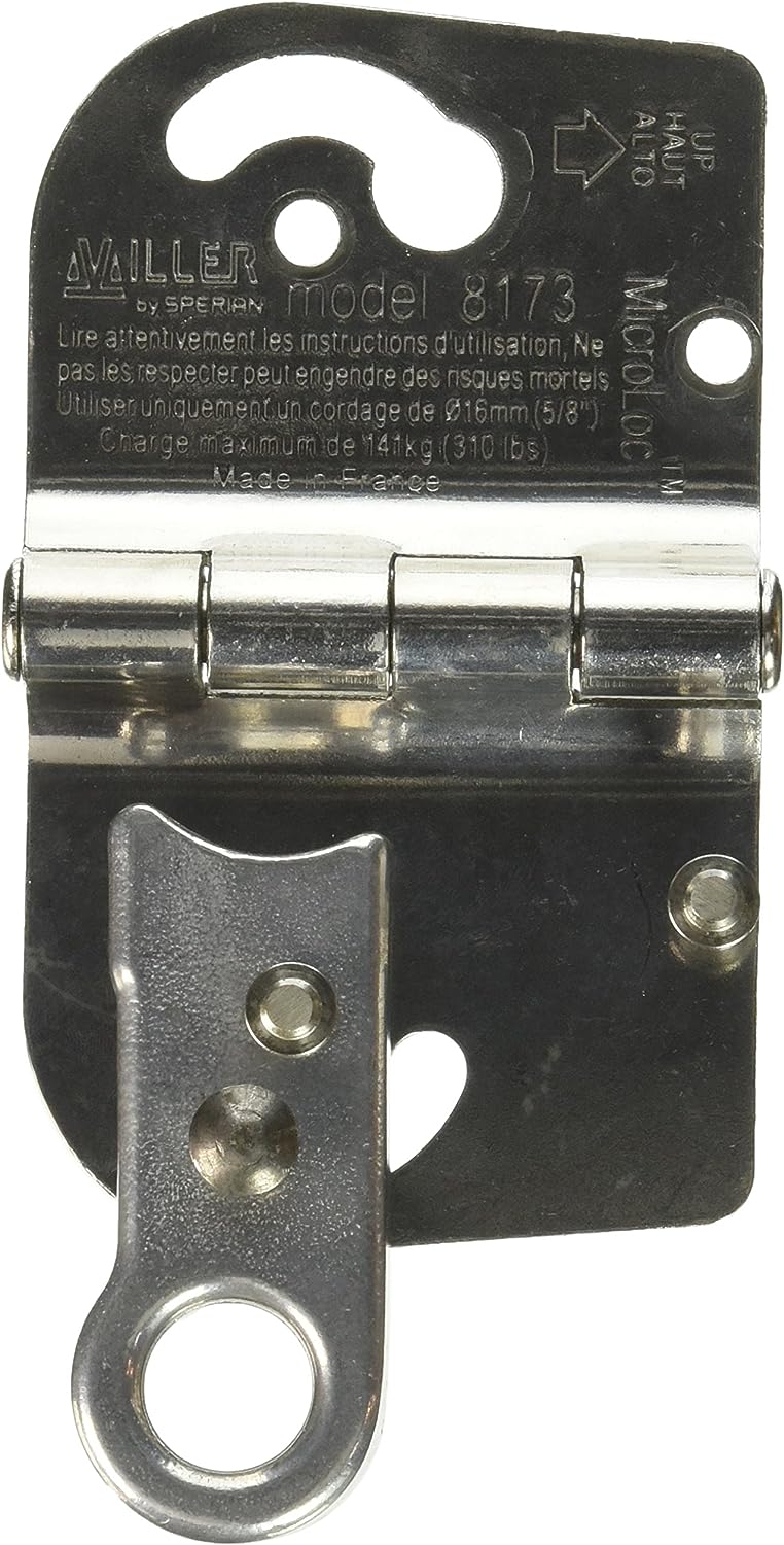 Honeywell Miller 8173/U Rope Grab with Attached O-ring, 5/16 in, 310 lb ...