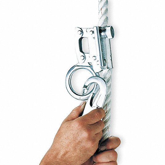 Honeywell Miller 8174/U Attached O-ring Rope Grab, 5/8 in, 310 lb ...