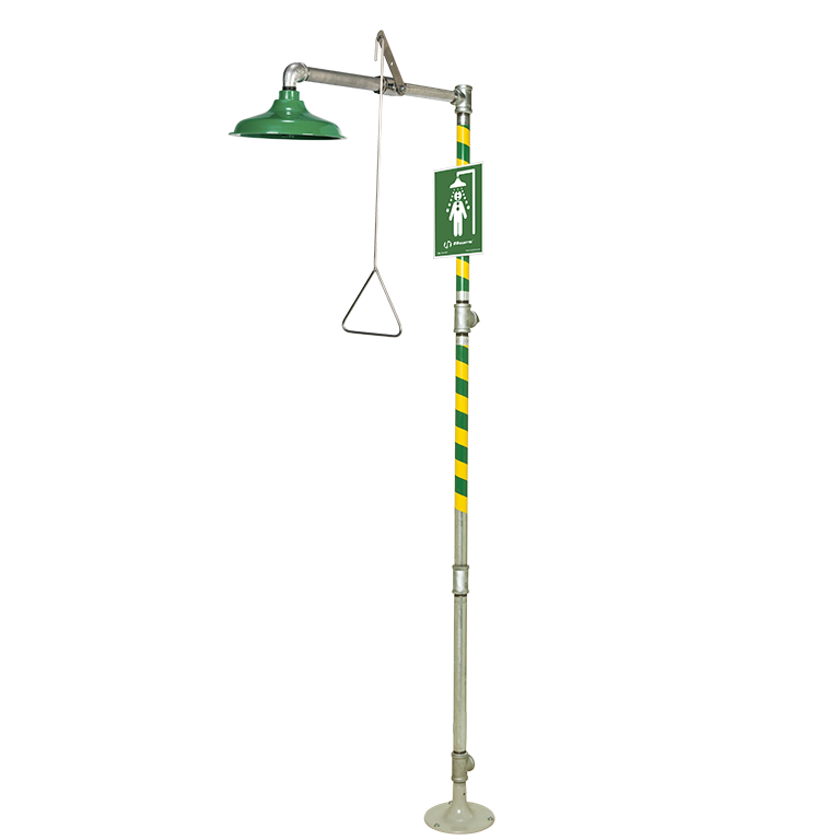 Haws AXION MSR 8100 Floor Mount Emergency Drench Shower - Western Safety