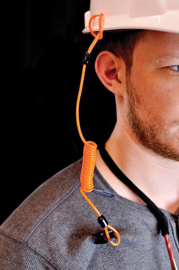 Guardian Ty-Flot EZLNYHRDCLMTL Coil Hard Hat Lanyard - 100 Pack ...