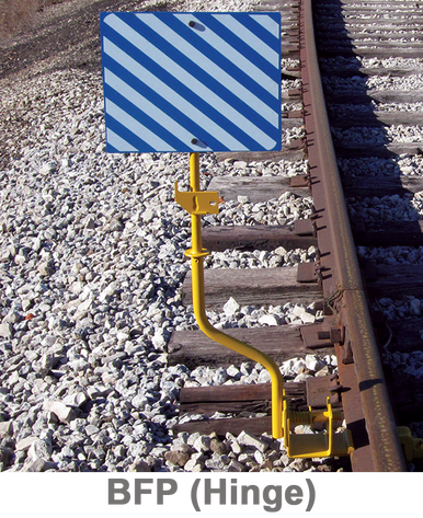 Nolan BFP Flag Staff Hinged Type - Sign Sold Separately - Western Safety