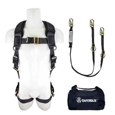 SAFEWAZE FS150-HW Heavyweight Fall Protection Harness Kit - Western Safety