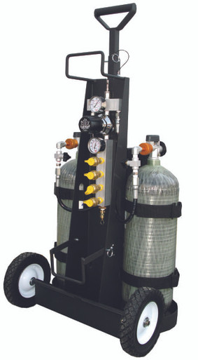 Air Systems MP-4H MULTI-PAK Air Cylinder Cart - Western Safety