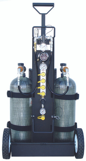 Air Systems MP-4R MULTI-PAK Air Cylinder Cart - Western Safety