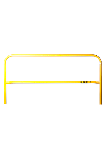 Guardian 15202 G-Rail Powder-Coated Yellow Guard Rail - 12 FT Rail ...