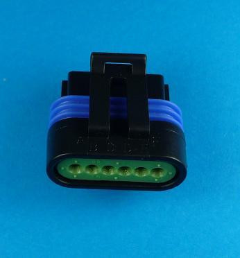 TPS 6 PIN FLAT CON FEMALE