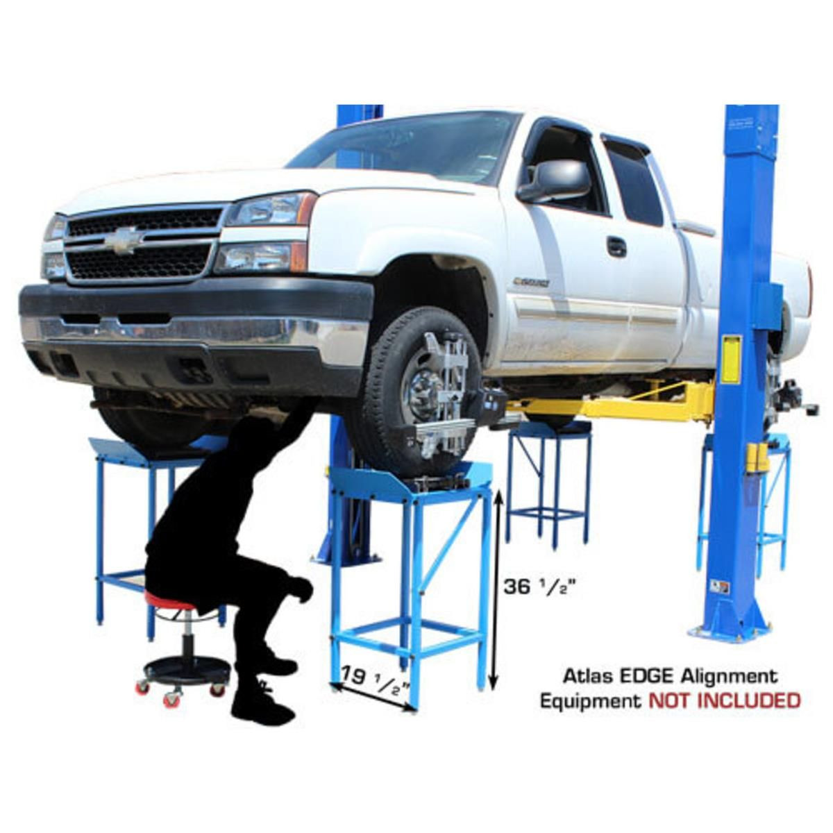 Atlas Automotive Equipment Alignment Stands w/ Turntables