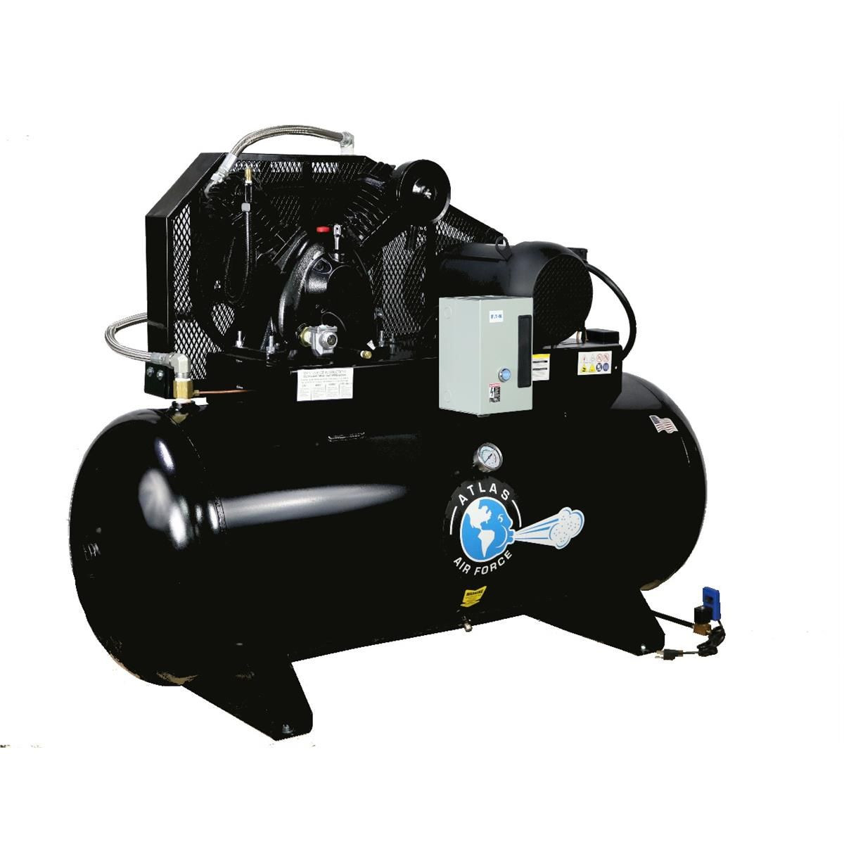 Atlas 7.5HP 120 Gallon Horizontal Air Compressor