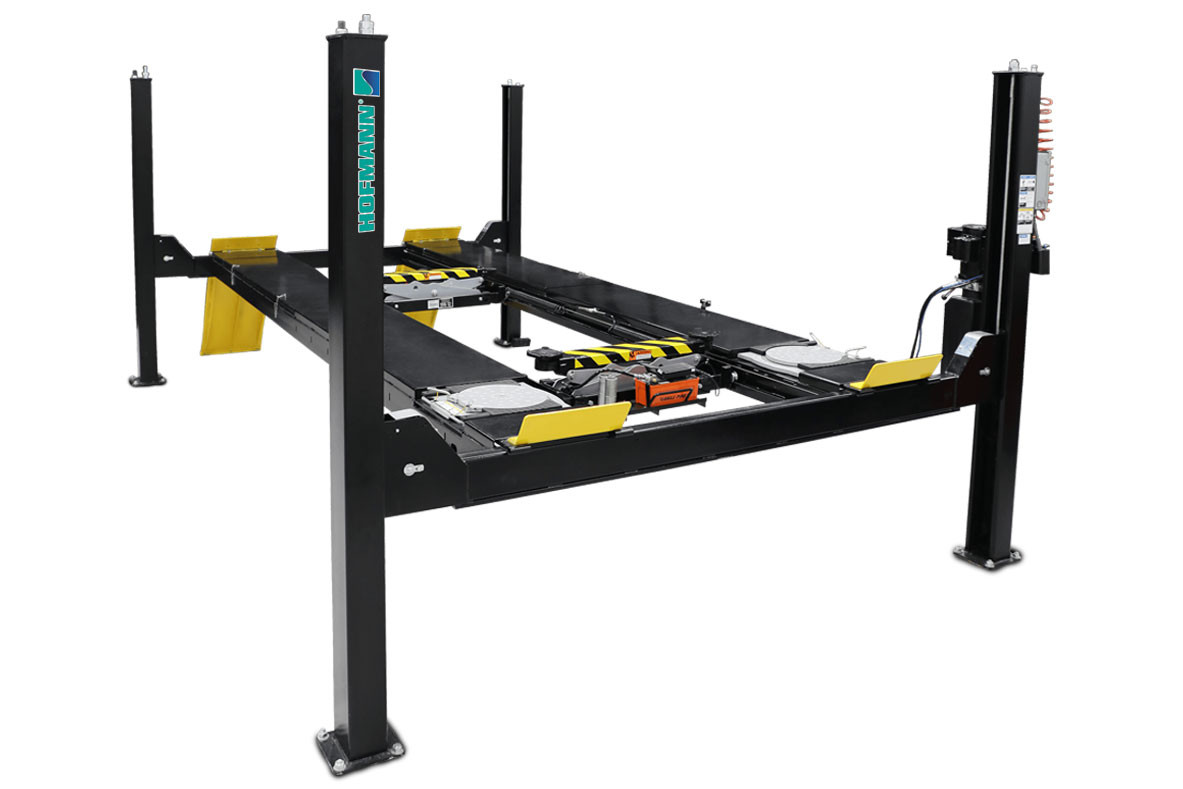 Hofmann EELR728APKG 12,000 lb. ALI Certified 4-Post Alignment Lift with ...