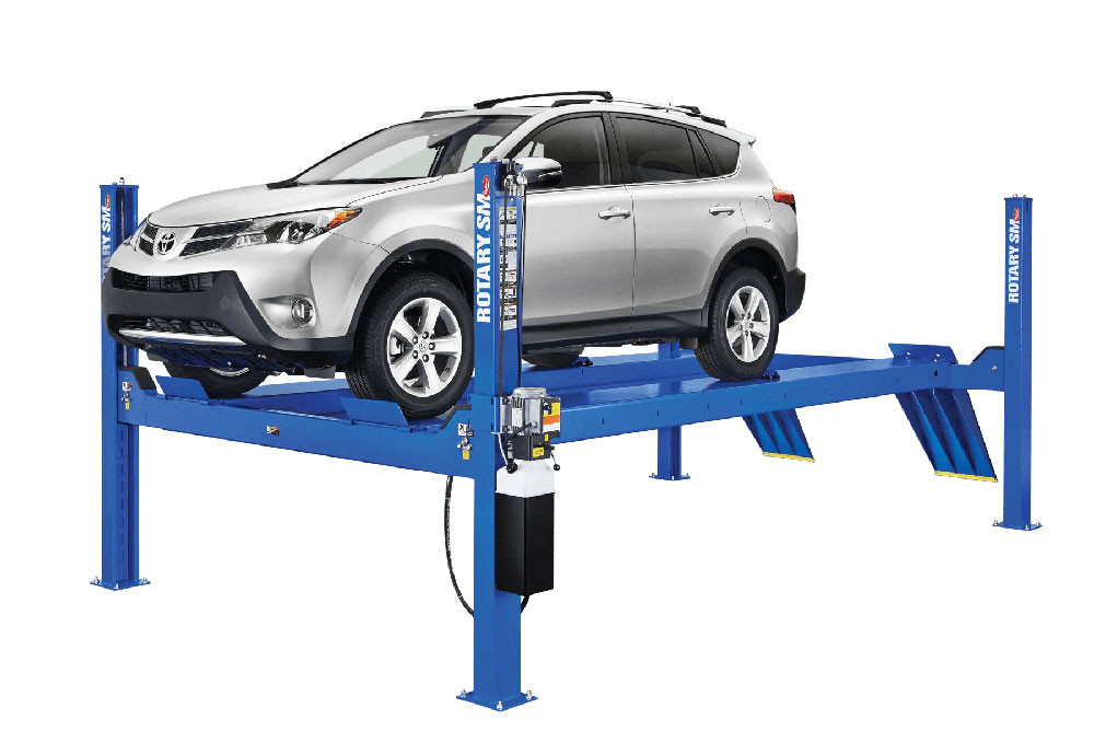 Rotary SM14 14,000 lb ALI Certified Four-Post Closed-Front Lift